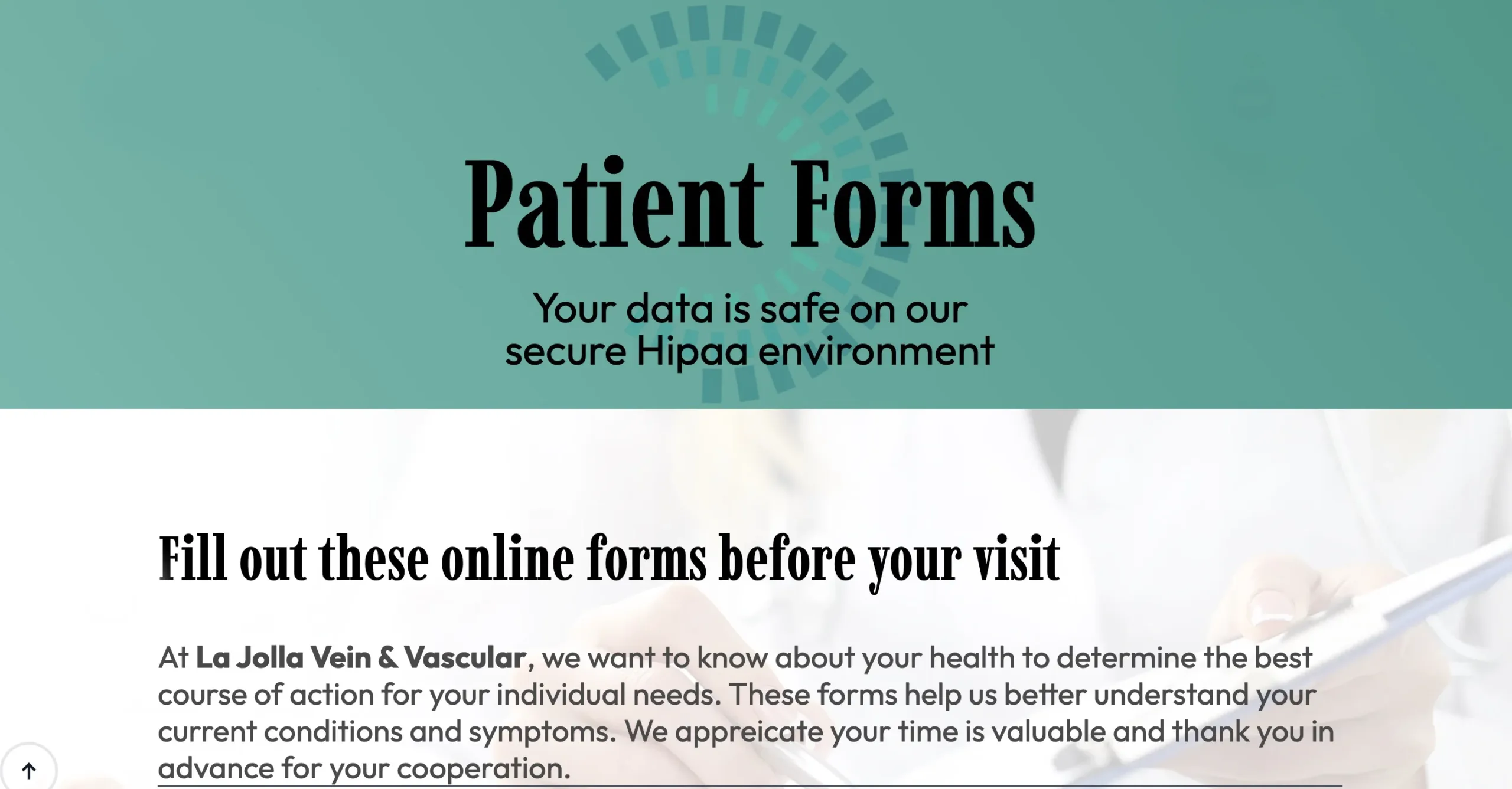 La Jolla Vein & Vascular | Patient Forms