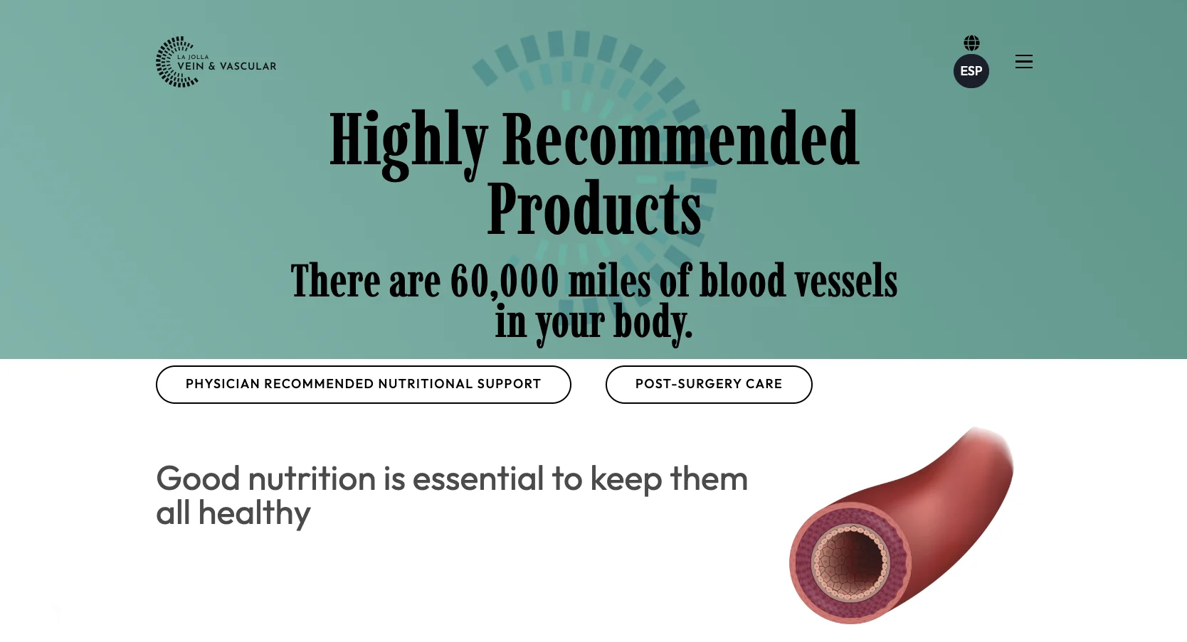 Highly Recommended Products for Vascular Health